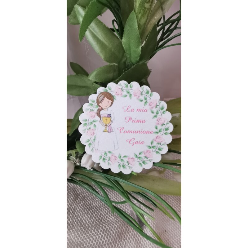 TAG ADESIVI PRIMA COMUNIONE - Bomboniera Chic