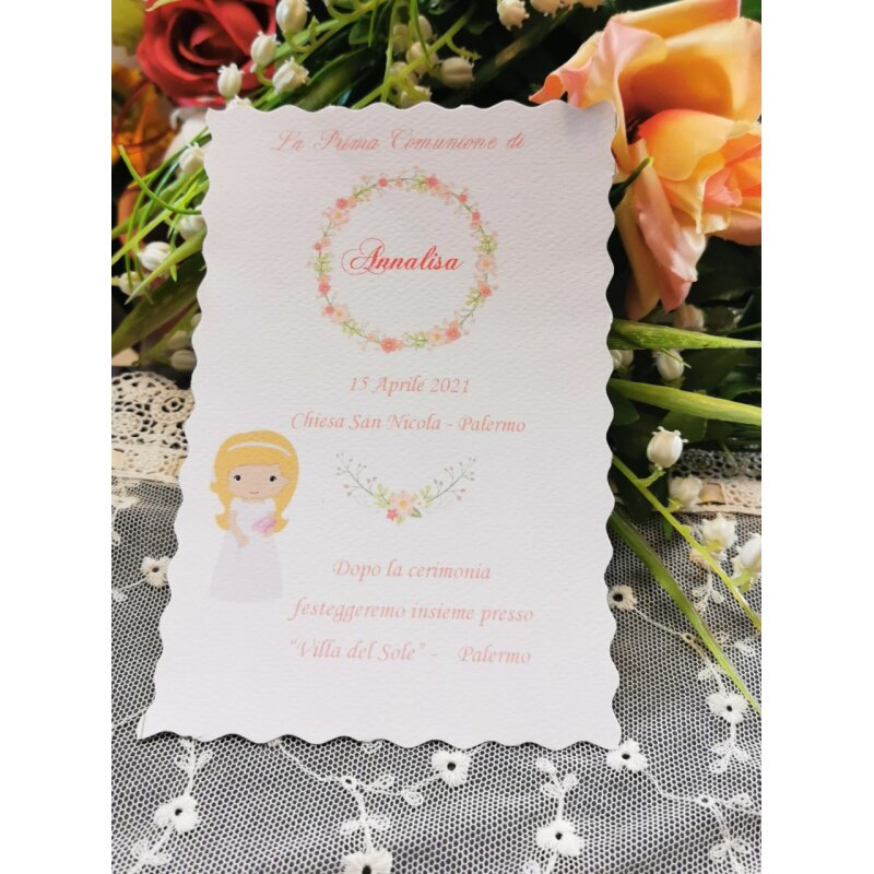 INVITO PRIMA COMUNIONE - Bomboniera Chic