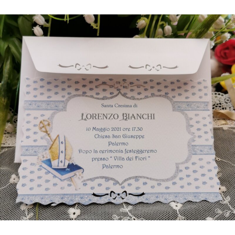 INVITO SANTA CRESIMA - Bomboniera Chic