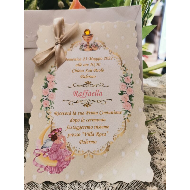 INVITO PRIMA COMUNIONE - Bomboniera Chic