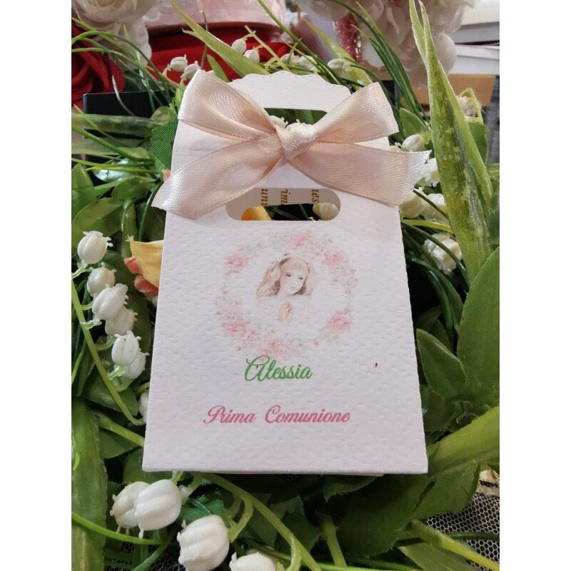 MENU' PRIMA COMUNIONE ROSA CIPRIA - Bomboniera Chic