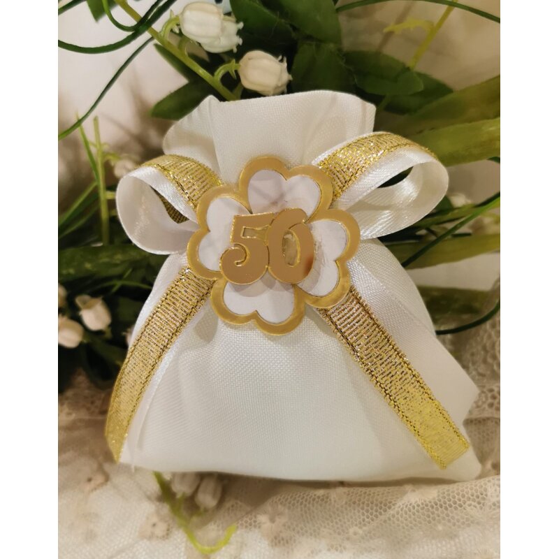 SACCHETTO NOZZE D'ORO - Bomboniera Chic