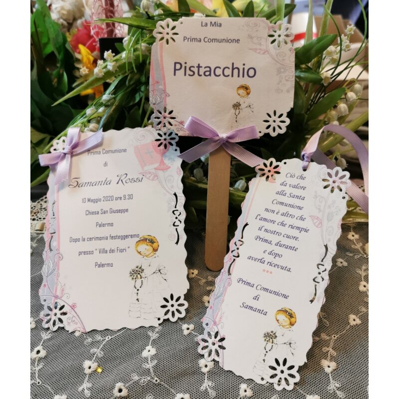 Invito Prima Comunione - Bomboniera Chic