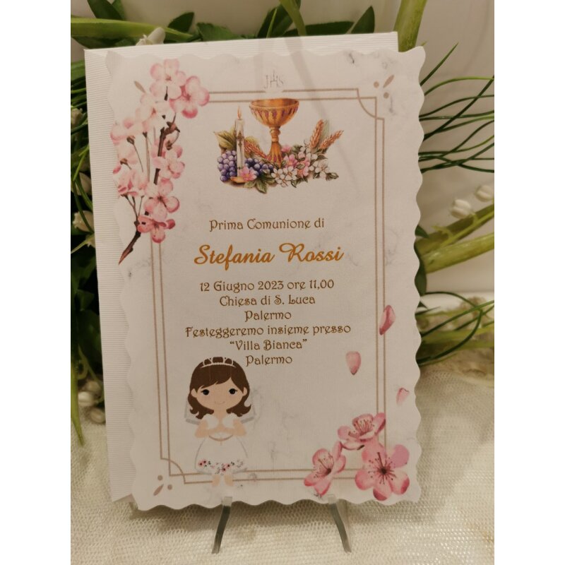 INVITO PRIMA COMUNIONE - Bomboniera Chic